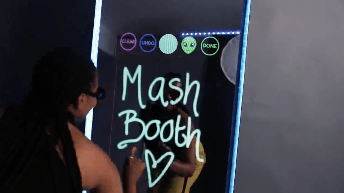 Mirror Photo Booth Rental NYC | Interactive Touchscreen Booth